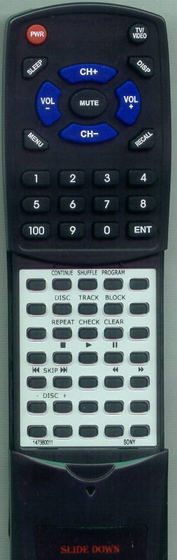 SONY RM-DX200 Replacement Remote – Remotes.net