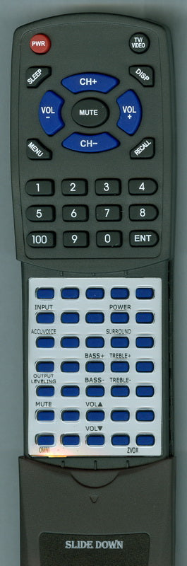 ZVOX 550 Replacement Remote – Remotes.net