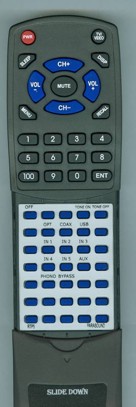PARASOUND P5 Replacement Remote – Remotes.net