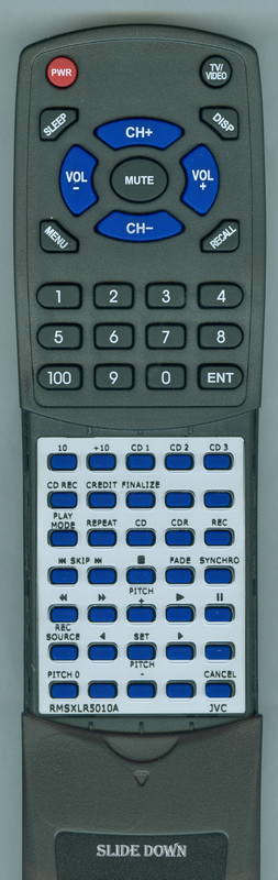 JVC XL-R5010BK Replacement Remote – Remotes.net