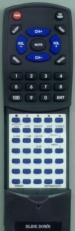 BOSTON ACOUSTICS DT6000 Replacement Remote – Remotes.net
