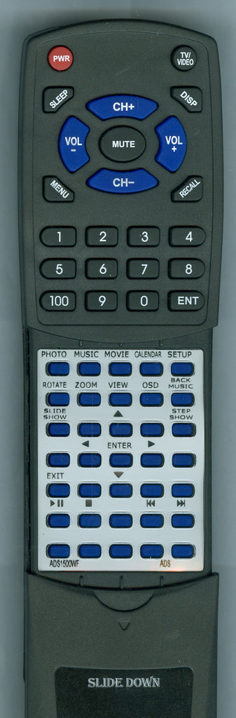 ADS ADS1500-WF Replacement Remote – Remotes.net